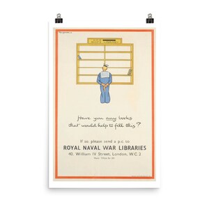 Book Posters, Reading Poster, Vintage Library Art, Classroom Poster ...