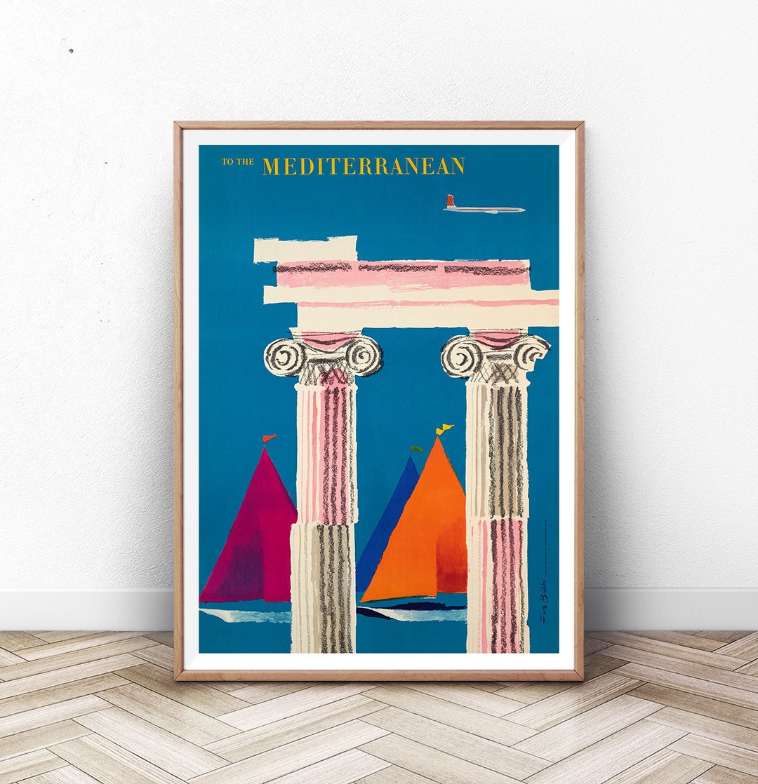 GREECE POSTER PRINT: Greece Poster, Greece Art, Santorini Poster ...