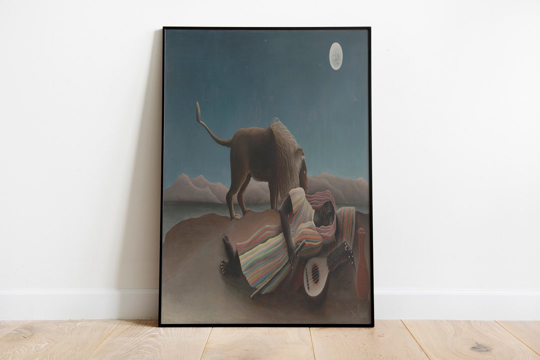 Henri Rousseau Print, Paris Wall Art, the Sleeping Gypsy, Affiche ...