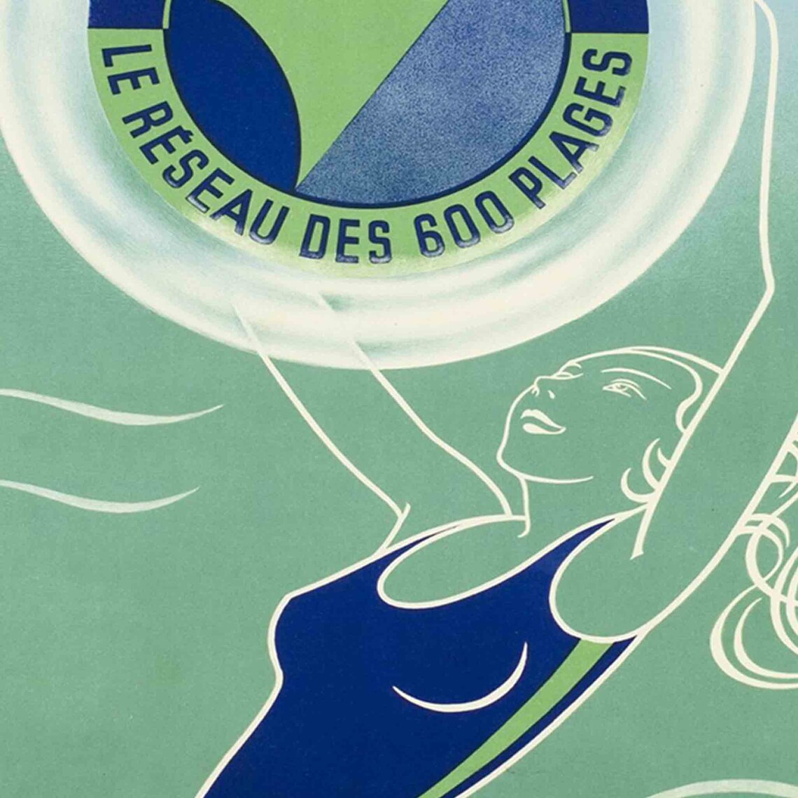 La Mer Poster France Wall Art Paris Print Vintage Wall | Etsy