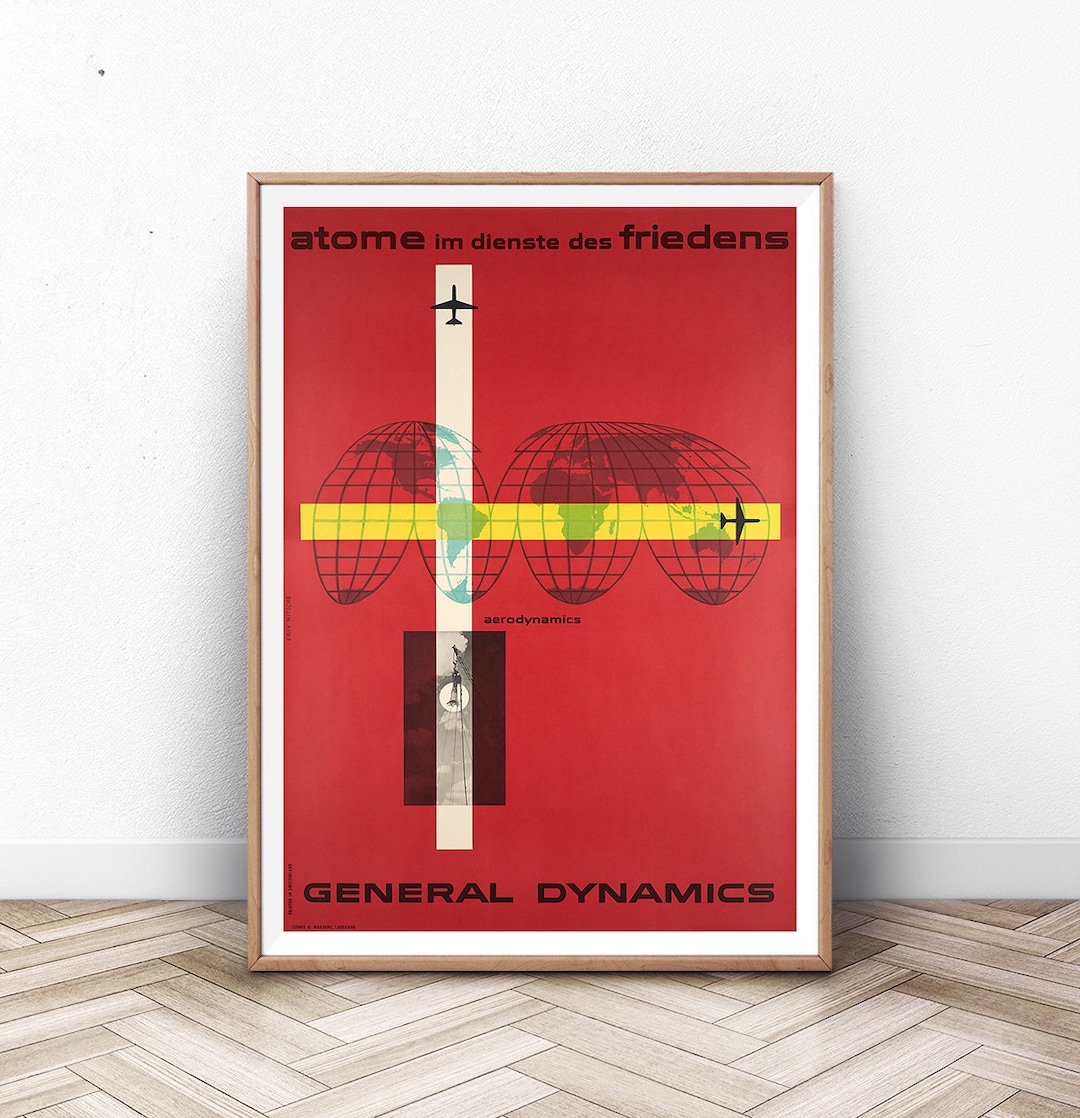 Vintage Space Poster, Art, Rocket Ship Poster, Spaceship Poster, Plane ...