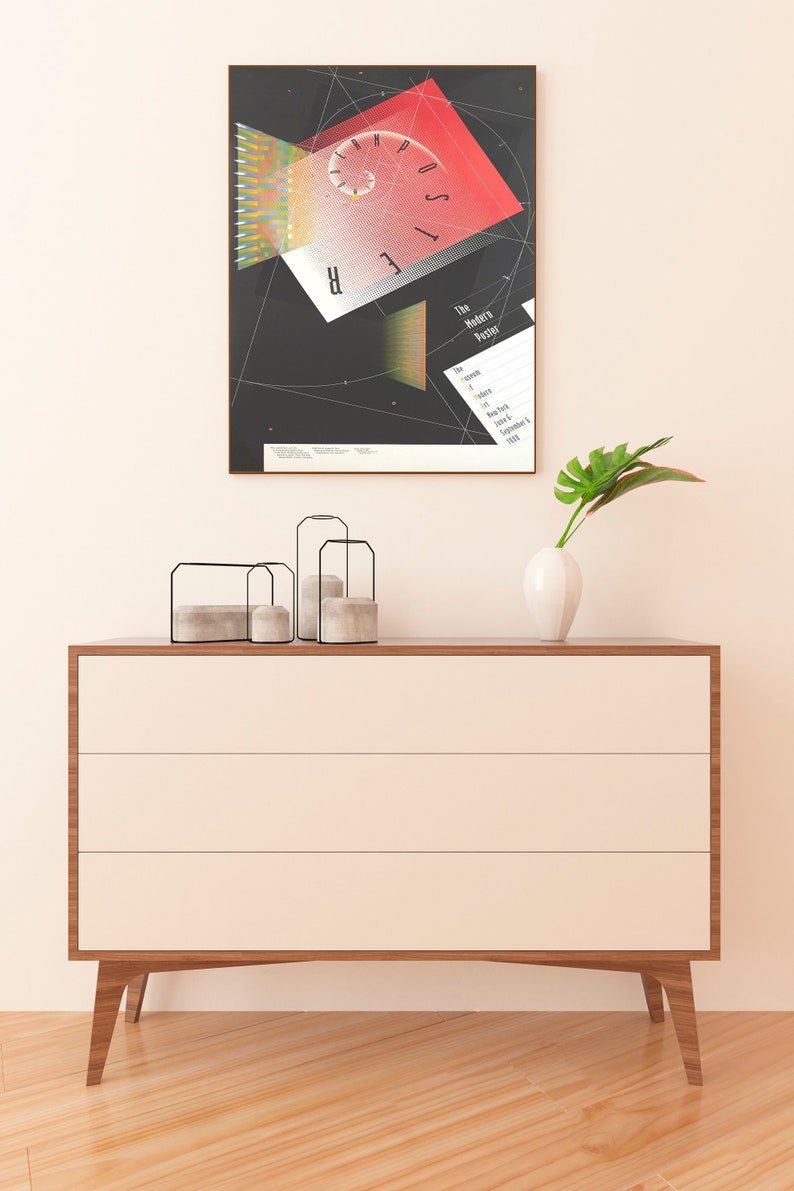MODERN POSTER: Museum Exhibition Poster Modern Wall Art Mid - Etsy