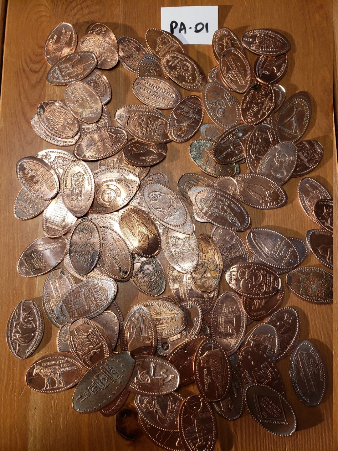 Elongated Pressed Penny Lot of 100+ From Pennsylvania - Etsy