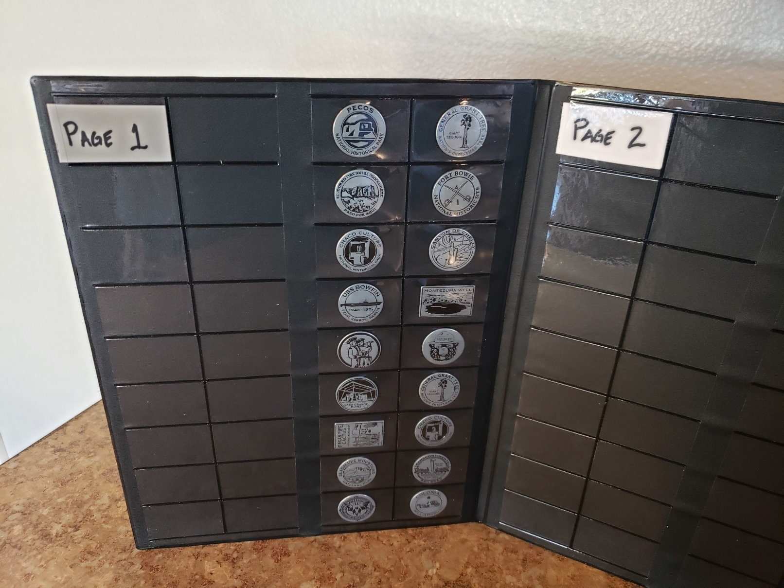 National Park Token Album / Elongated / Pressed Penny Album - Etsy