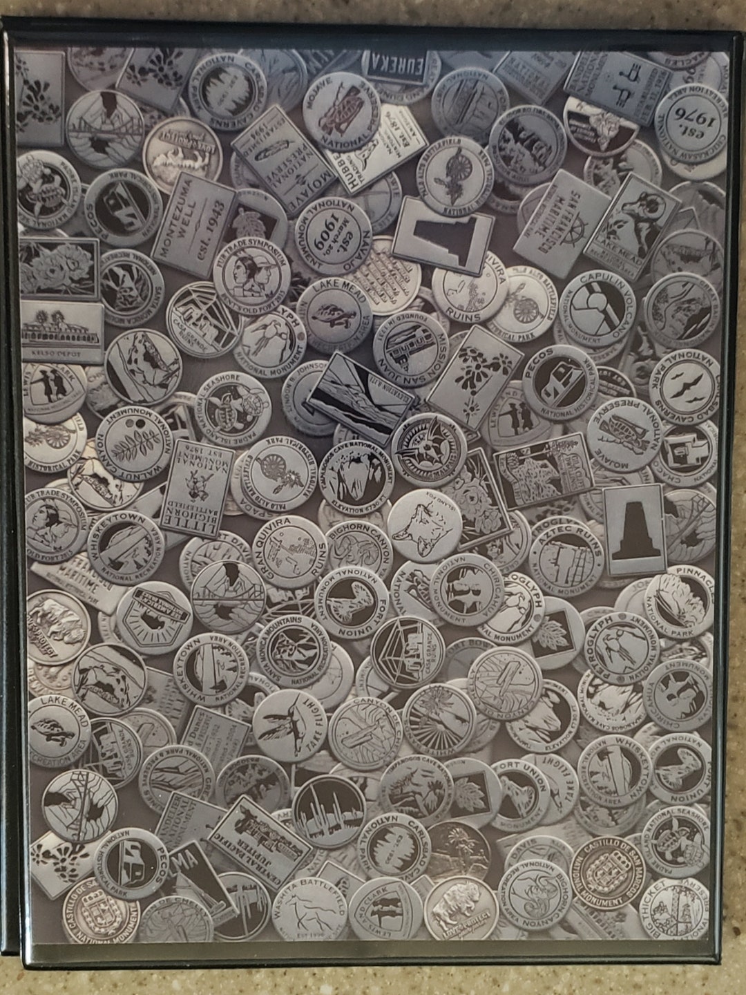 National Park Token Album / Elongated / Storage Album Holds 144 Tokens ...