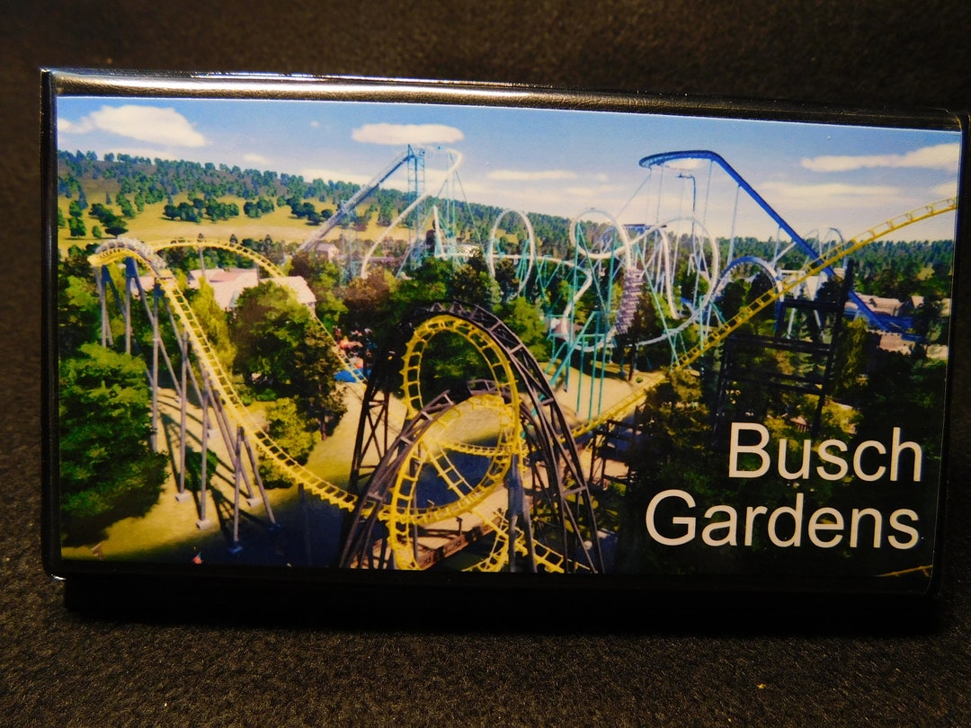 Elongated / Pressed Penny Souvenir Book / Album - Busch Gardens - Etsy