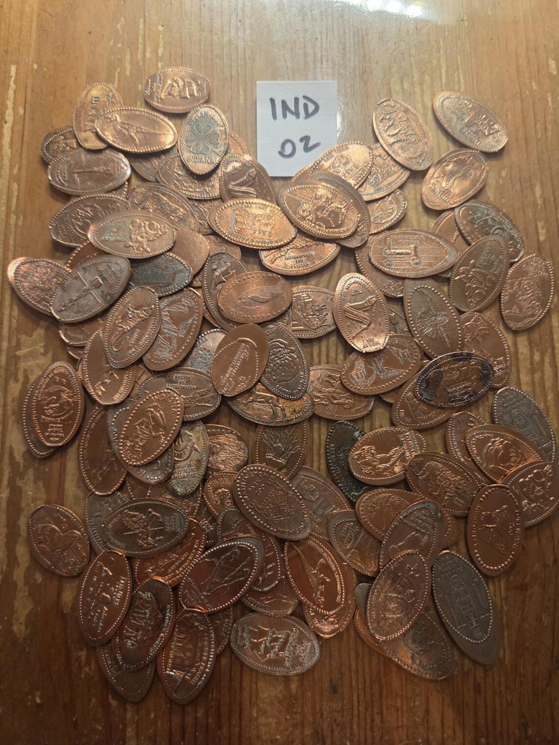 Elongated Pressed Penny Lot of 100+ From Indiana - Etsy