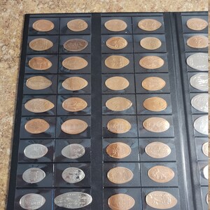 Huge Elongated / Pressed Penny Book Holds 144 Coins - Etsy