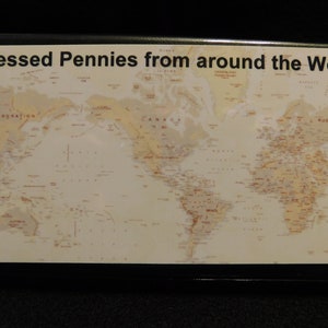 Elongated / Pressed Penny Souvenir Book / Album * Pennies From Around ...