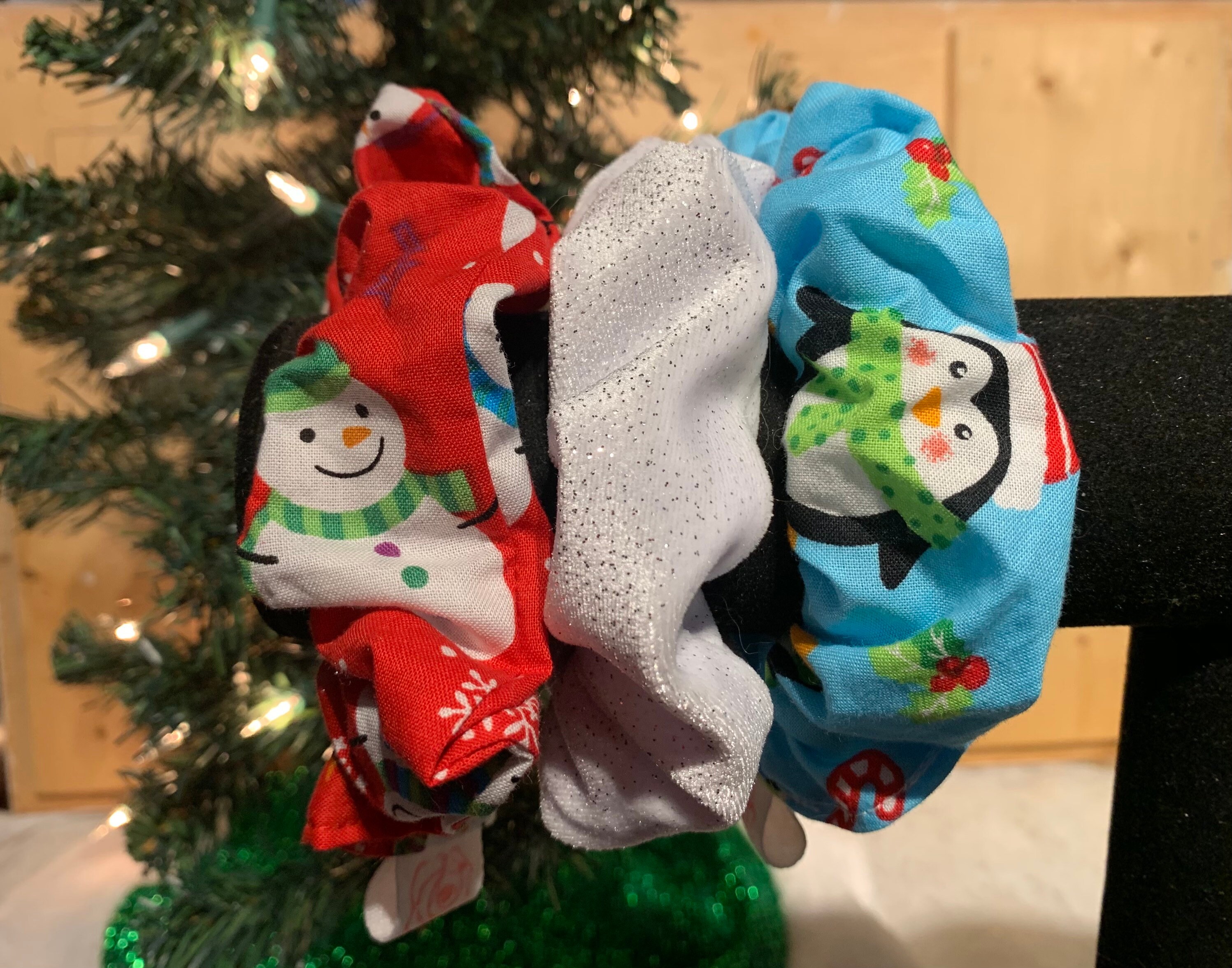 Holiday Scrunchies Christmas Scrunchie Stocking Stuffer - Etsy