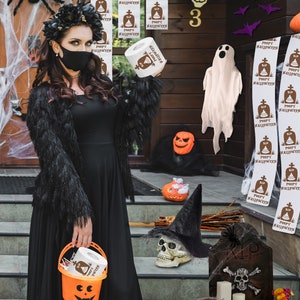 Printed TP RIP Poopy Halloween Printed Toilet Paper Gag Gift – Scary ...