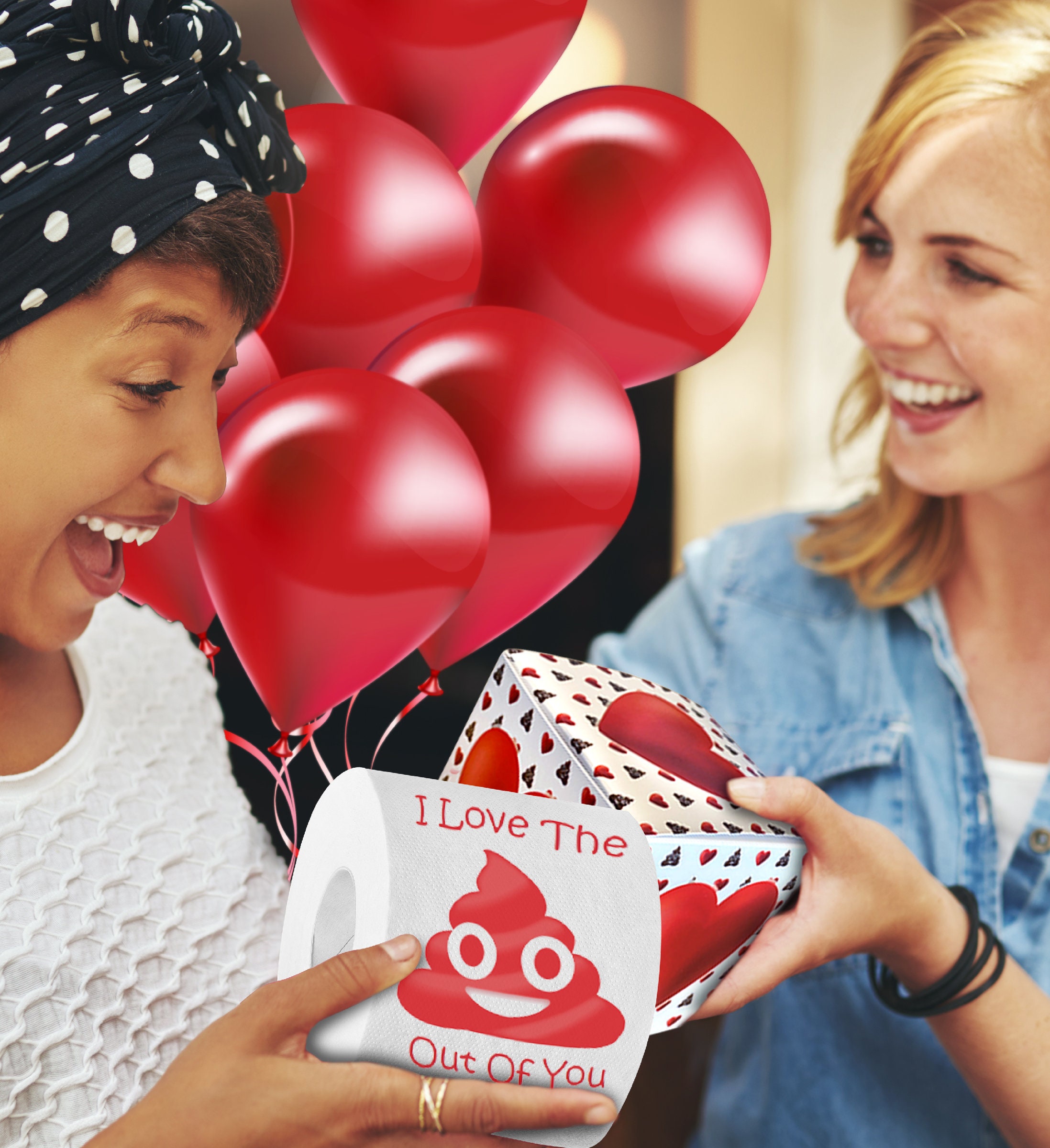 Printed TP Happy First Anniversary I Love the Poop Outta You | Etsy