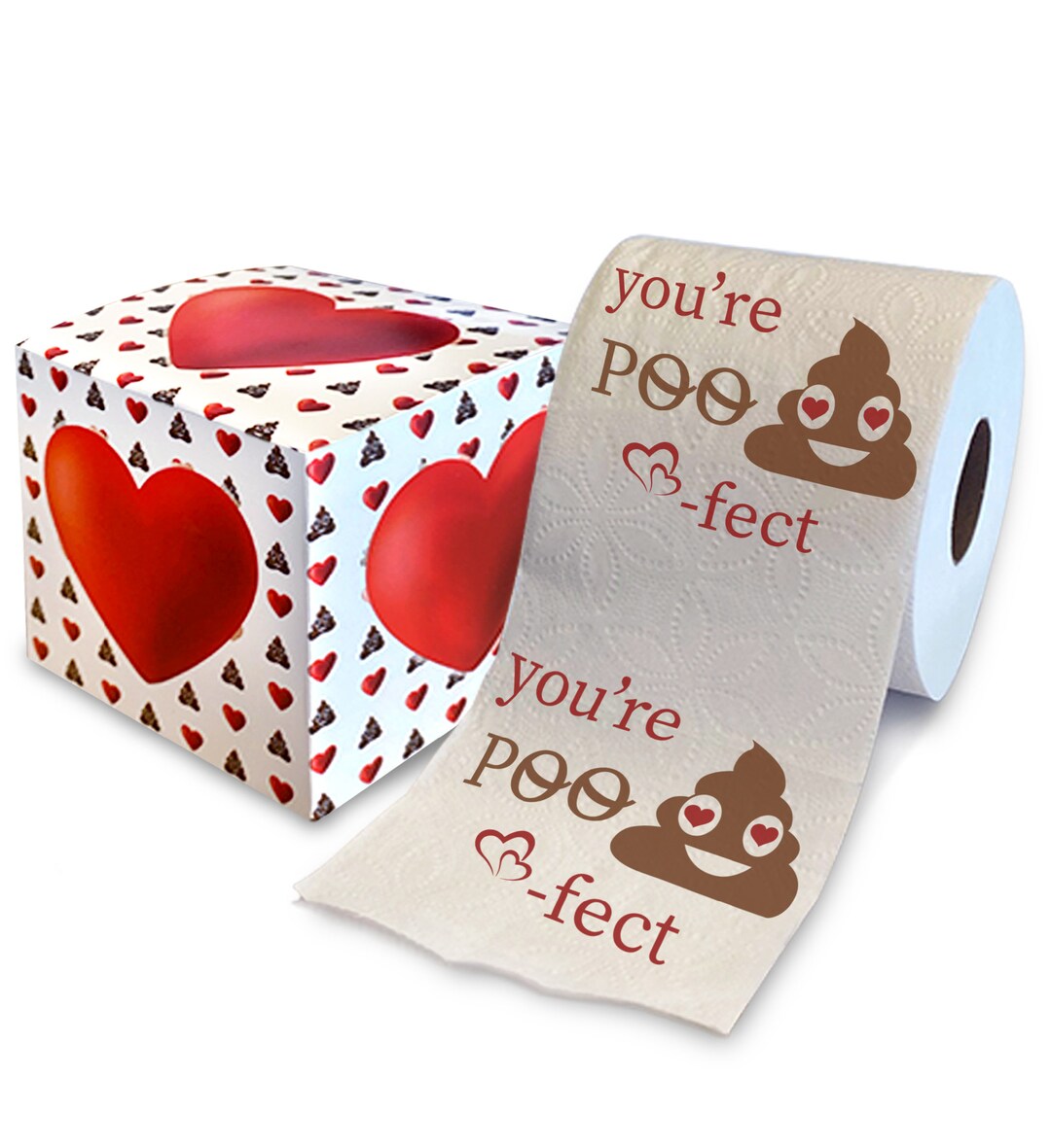 Printed TP You're Poo-fect Poop Printed Toilet Paper Gift - Funny ...