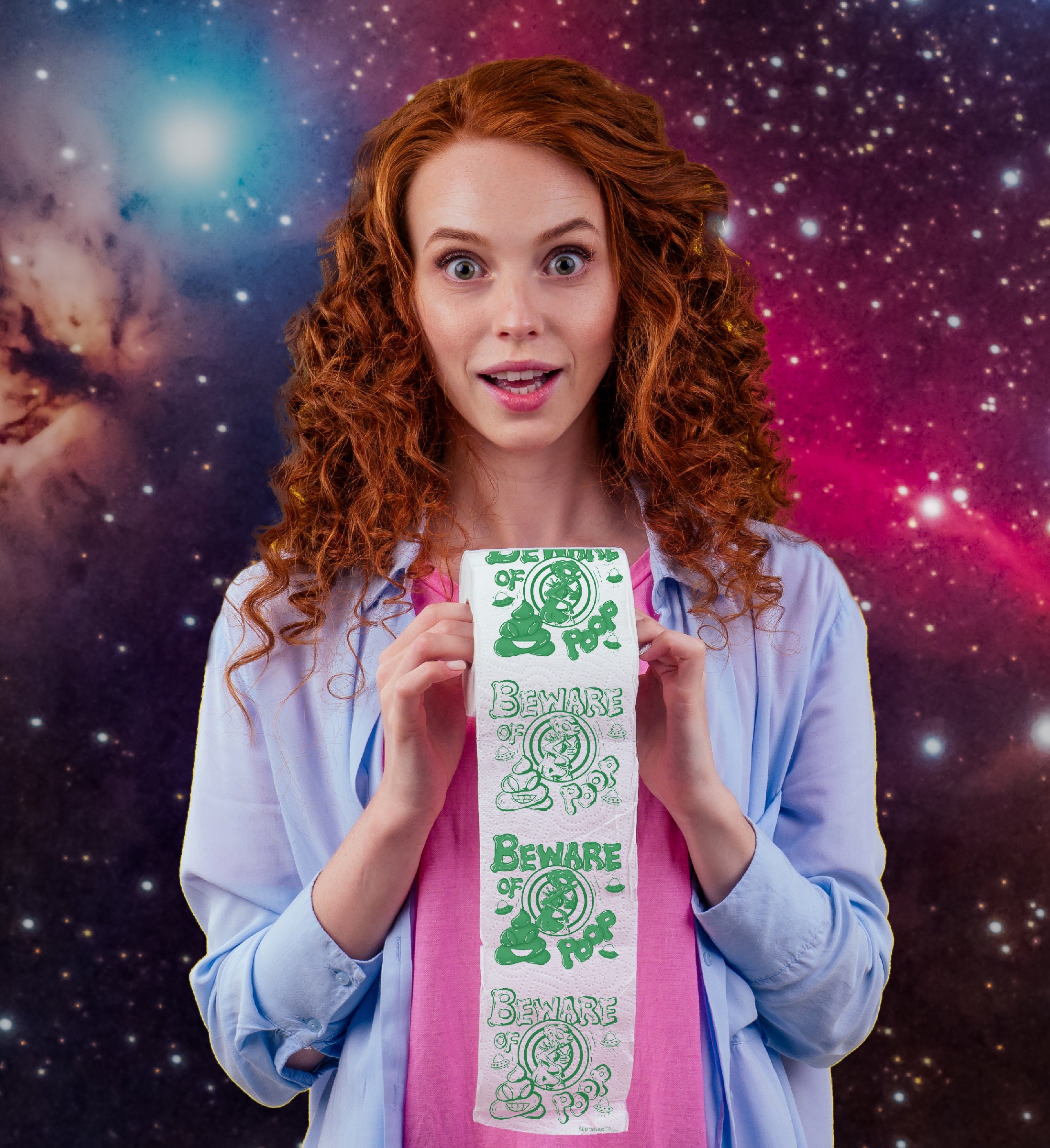 Printed TP Beware of Alien Poop Printed Toilet Paper Gag Gift - Etsy