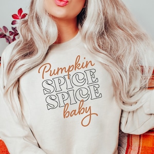 Pumpkin Spice Shirt Sweater Weather Funny Fall Sweatshirt - Etsy