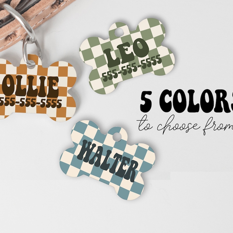 Dog Name Tags Personalized - Etsy
