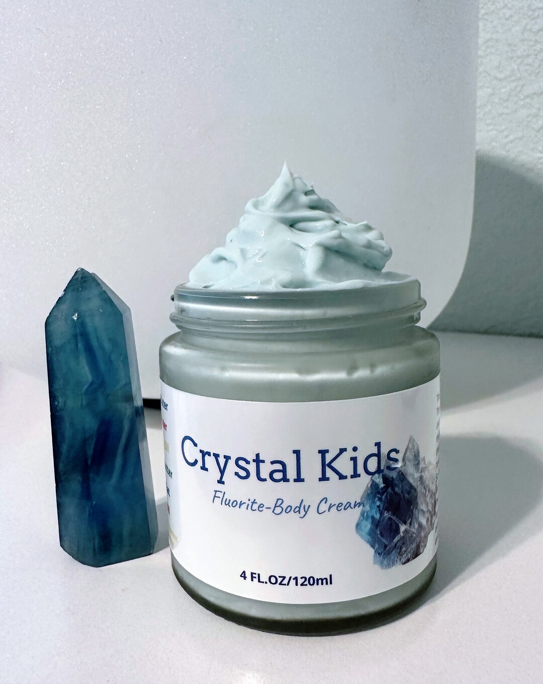 Fluorite Body Cream for Kids Infused With Crystal Energy – Soothing ...