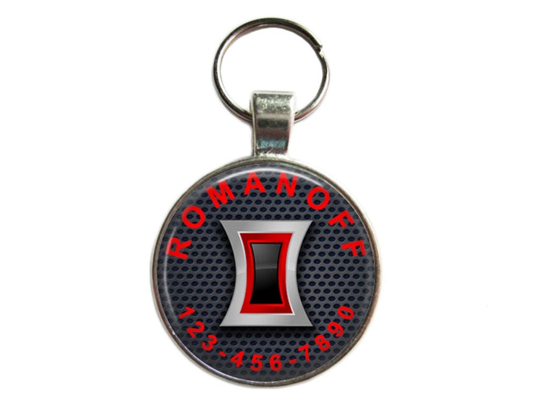 Dog ID Tag Black Widow marvel Dog Tag Cat Tag Pet Tag - Etsy