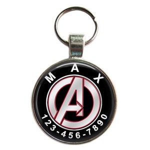 Dog ID Tag - Avengers (marvel) - Dog Tag, Cat Tag, Pet Tag - Etsy