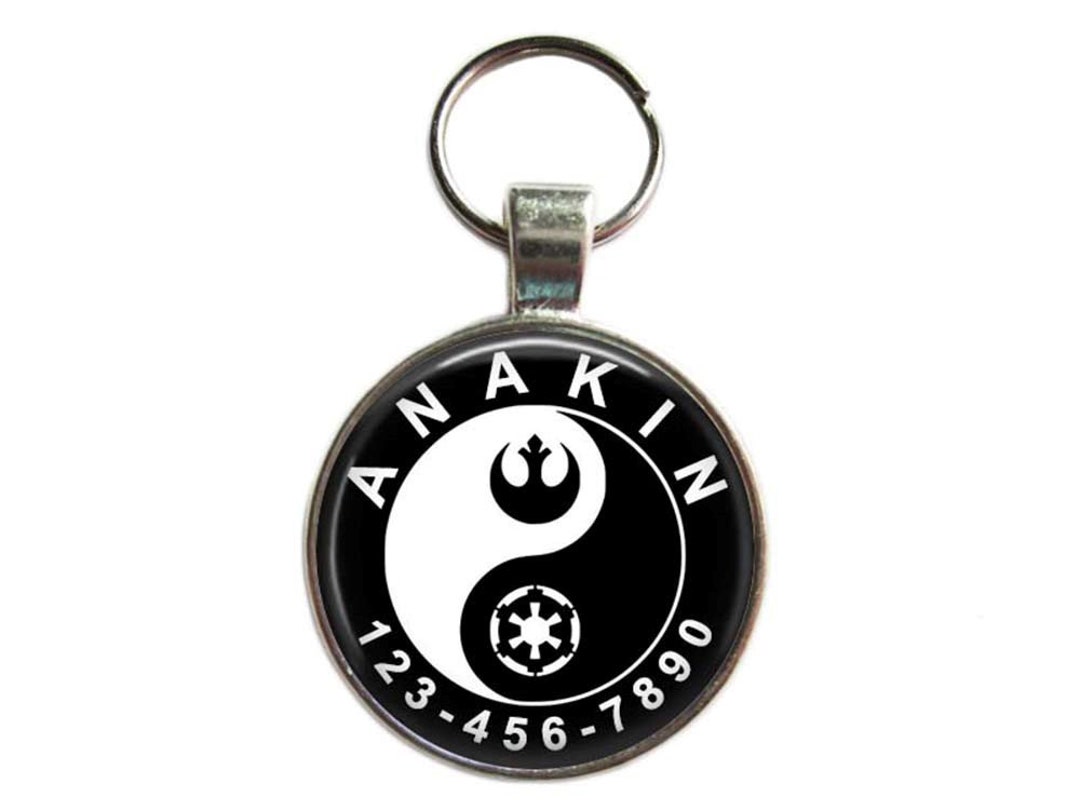 Dog ID Tag -yin Yang (star Wars) - Dog Tag, Cat Tag, Pet Tag - Etsy