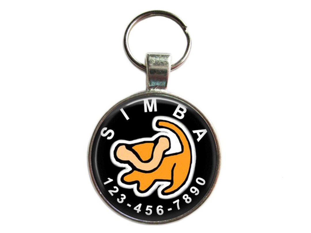 Dog ID Tag Simba Dog Tag Cat Tag Pet Tag - Etsy