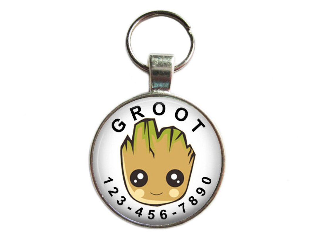 Dog ID Tag Groot Dog Tag Cat Tag Pet Tag - Etsy