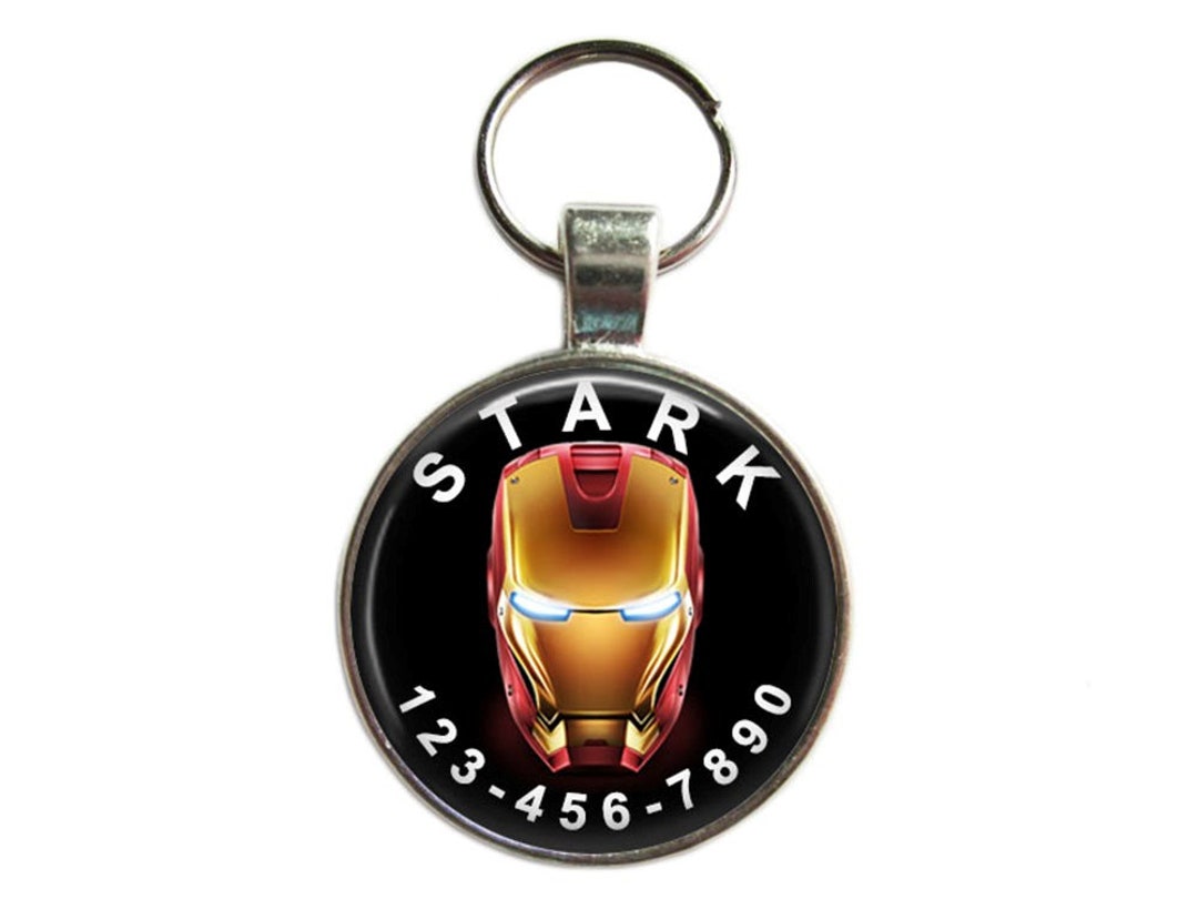 Dog ID Tag Iron Man marvel Dog Tag Cat Tag Pet Tag - Etsy