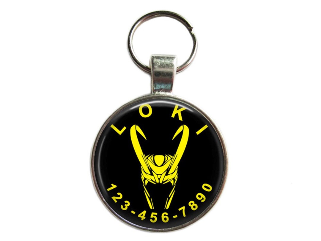 Custom Dog ID Tag - Loki (marvel) : Silver Plated Pet Tag - Etsy