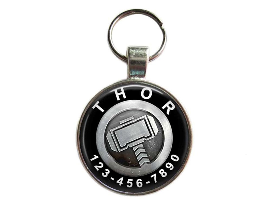 Dog ID Tag Thor's Hammer marvel Dog Tag Cat Tag - Etsy