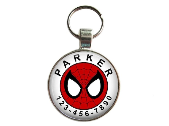 Dog ID Tag Spider-man marvel Dog Tag Cat Tag Pet Tag | Etsy