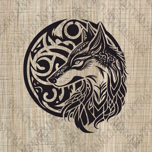Fenrir Tattoo - Etsy