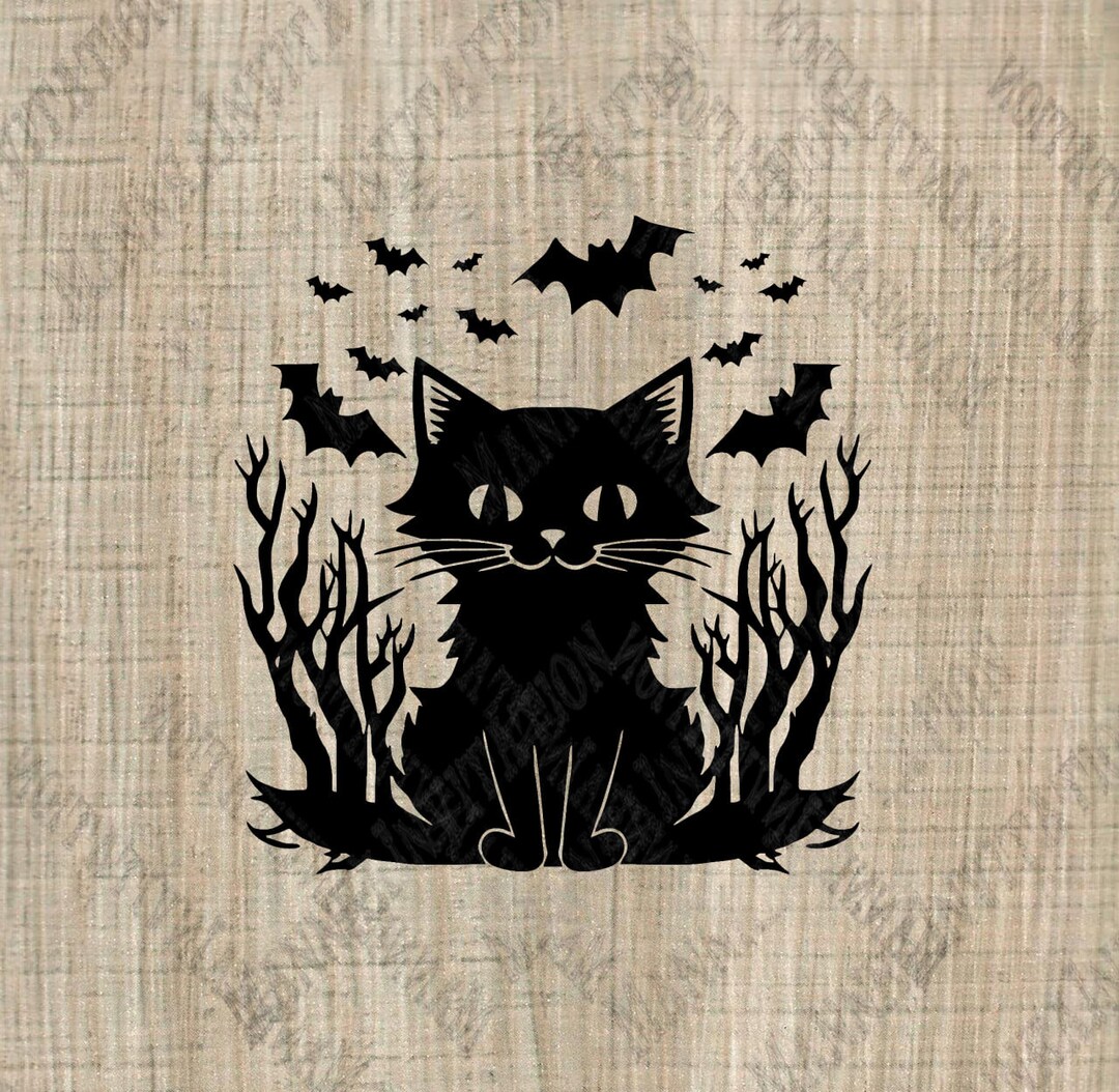 For Personal Use Only! Halloween Cat Svg - Rpg Vector - Svg Picture ...