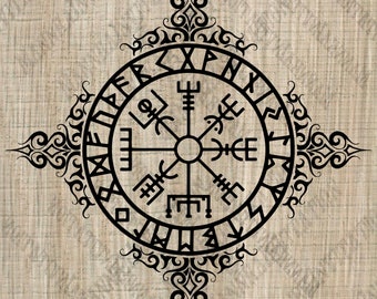 Clip Art & Image Files Helm Of Awe Svg Printable Cricut & Silhouette ...