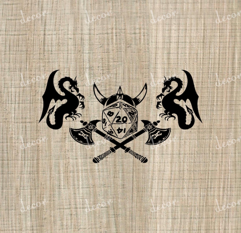 Dungeons and Dragons clipart DnD Logo D&D Logo picture | Etsy