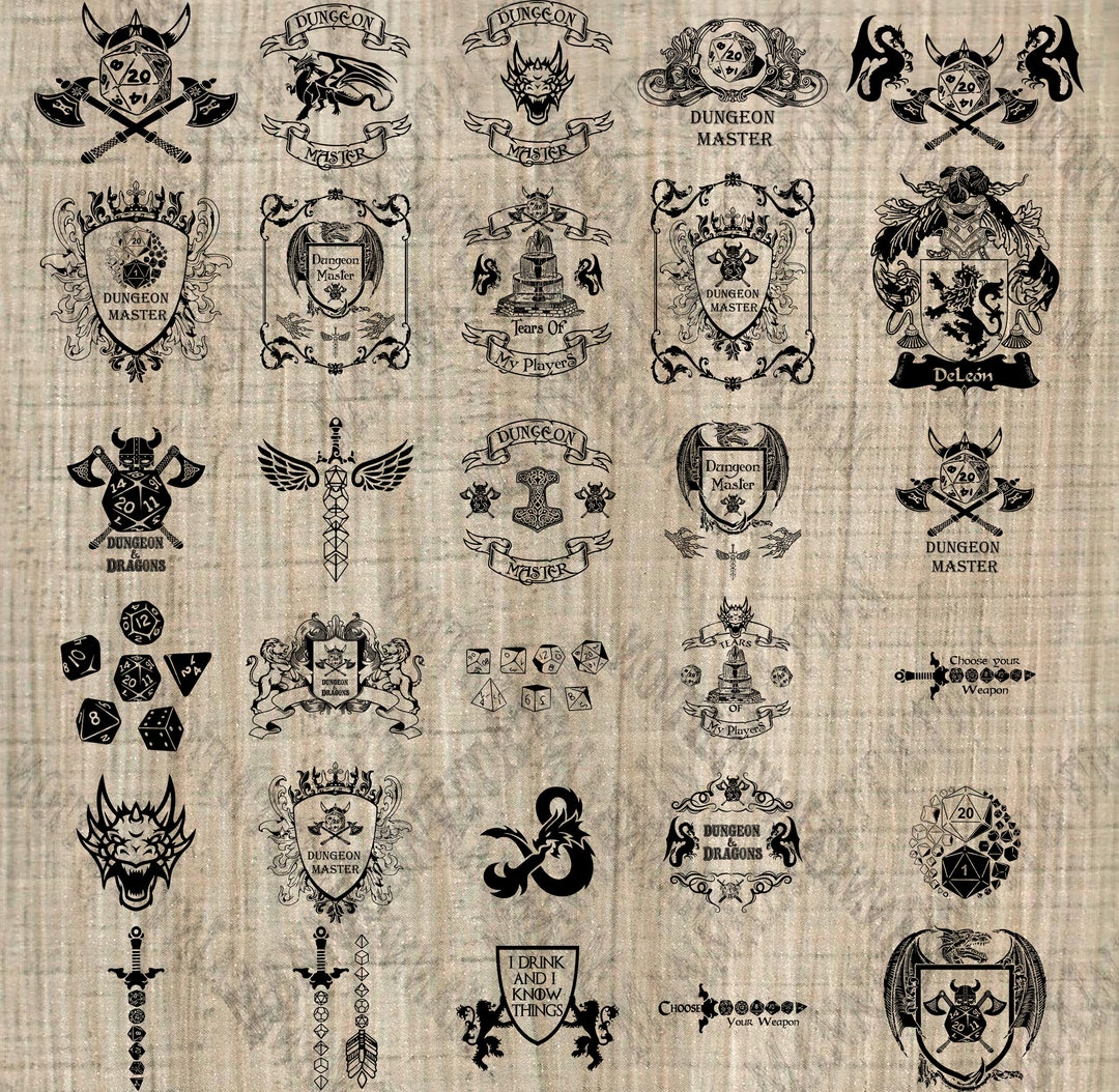 For Personal Use Only 30 Table Game Files Game Master Svg Files for ...