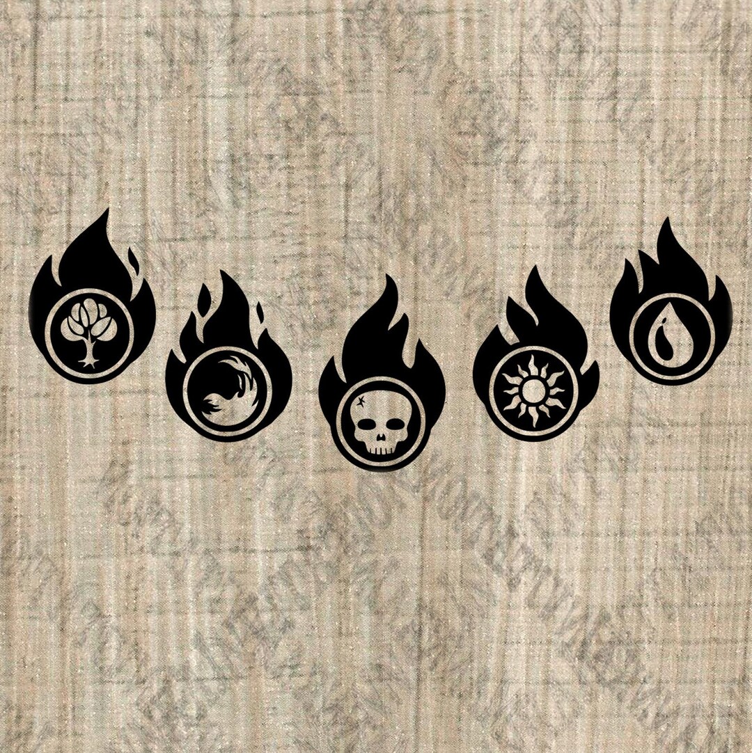 For Personal Use Only! - Magic Game Logo - Svg Files for Cricut - Mana ...