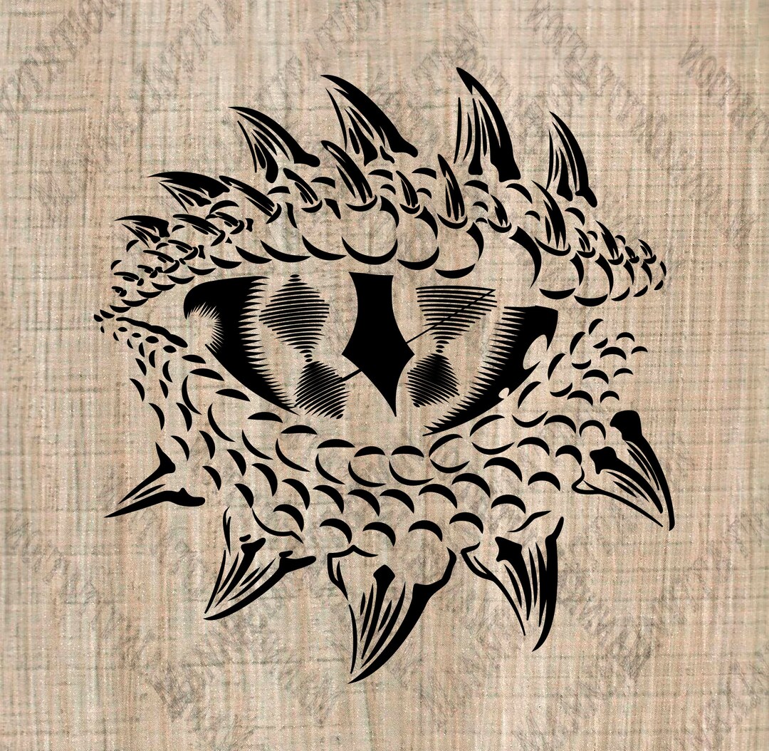 For Personal Use Only! Dragon Eye - Rpg Vector - Png Picture Silhouette ...