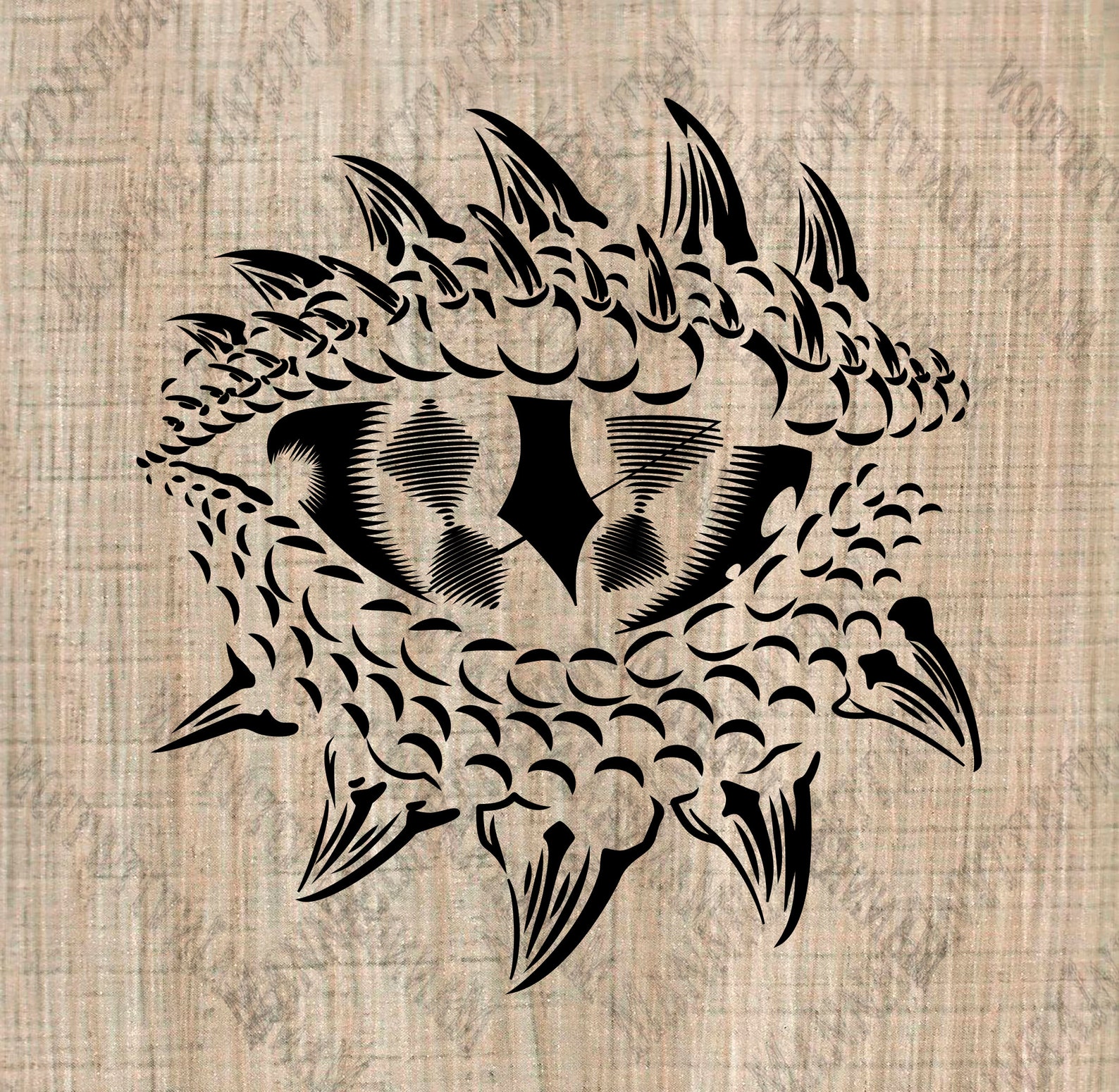 For Personal Use Only Dragon Eye Rpg Vector D&D Logo | Etsy