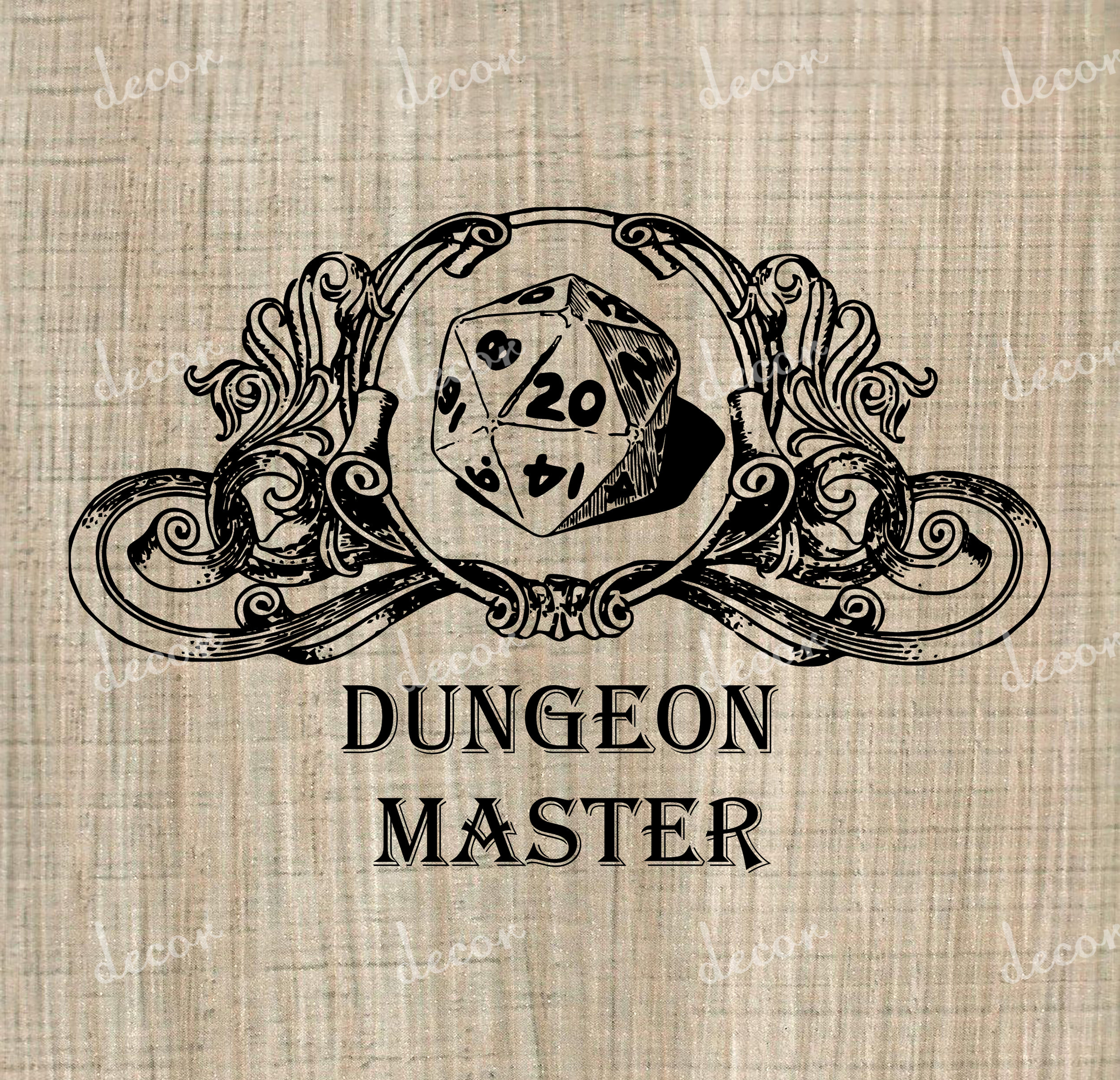 For Personal Use Only Role Playing Game Clipart D&D Logo | Etsy Ireland