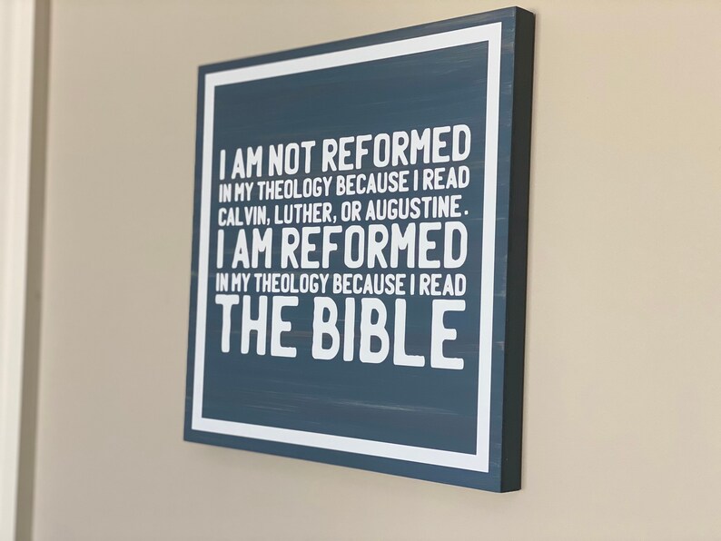 Reformed Theology Religious Wall Art - Etsy