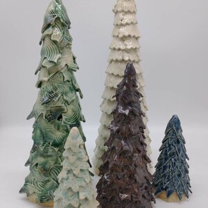 Leaf Trees, 13 Tall Trees, Ceramic Trees, Christmas Trees, Decorative ...
