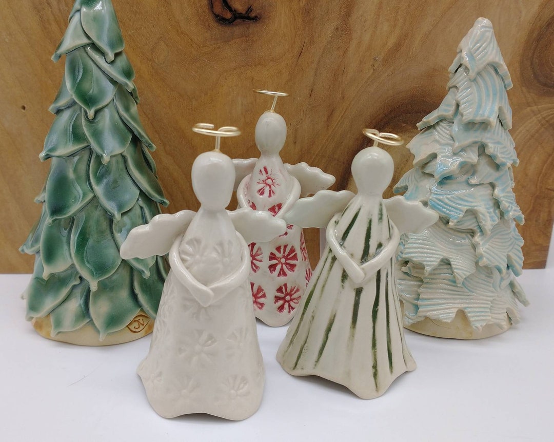 Angels - Small (3.5") Ceramic Angels - Etsy