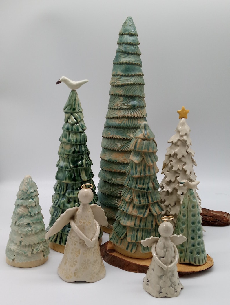 Angels Small 3.5 Ceramic Angels - Etsy