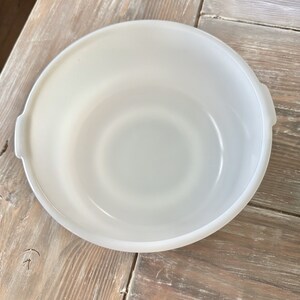 Vintage MCM Glasbake Made for Sunbeam Milk Glass Mixing Bowl 19CJ 9.5 ...