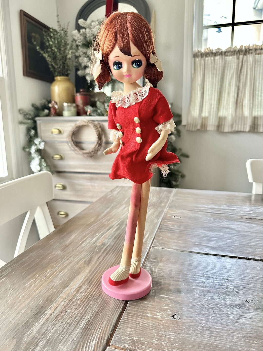 Vintage MCM 1960's Mod Stand up Doll Made in Japan, 17.5 Tall, Doll ...