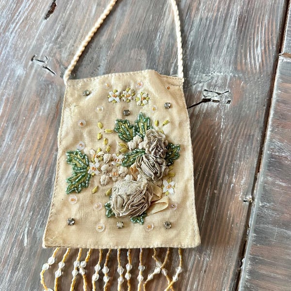 Antique Beaded Purse - Etsy
