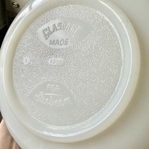 Vintage MCM Glasbake Made for Sunbeam Milk Glass Mixing Bowl 19CJ 9.5 ...
