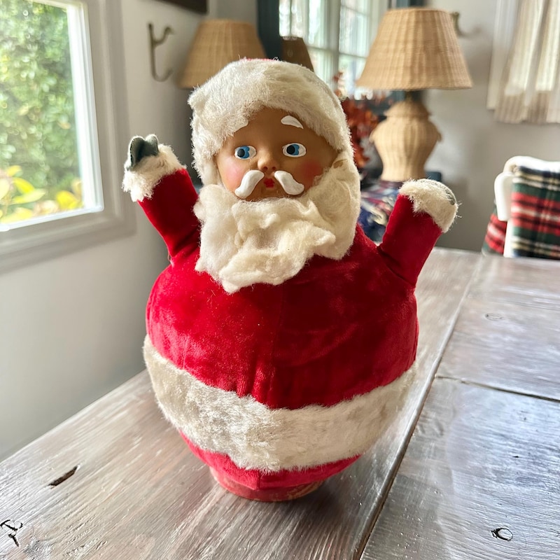 Vintage Santa Roly - Etsy