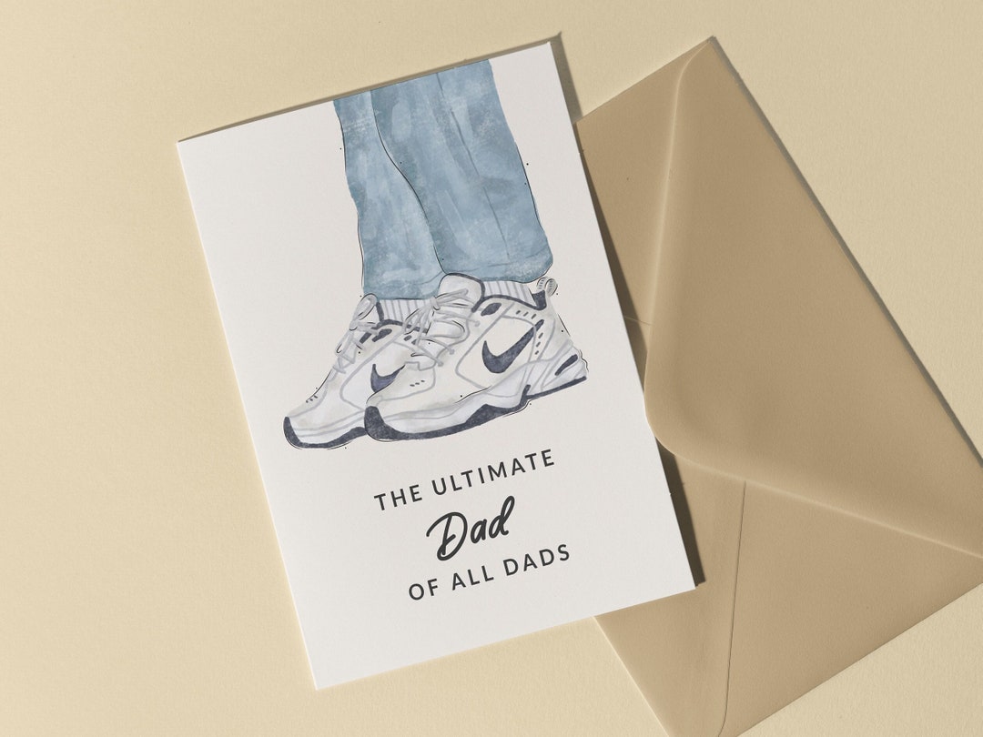 1.0 the Ultimate Dad Card - Dad Shoes, Funny Father's Day, Gift, Dad's ...