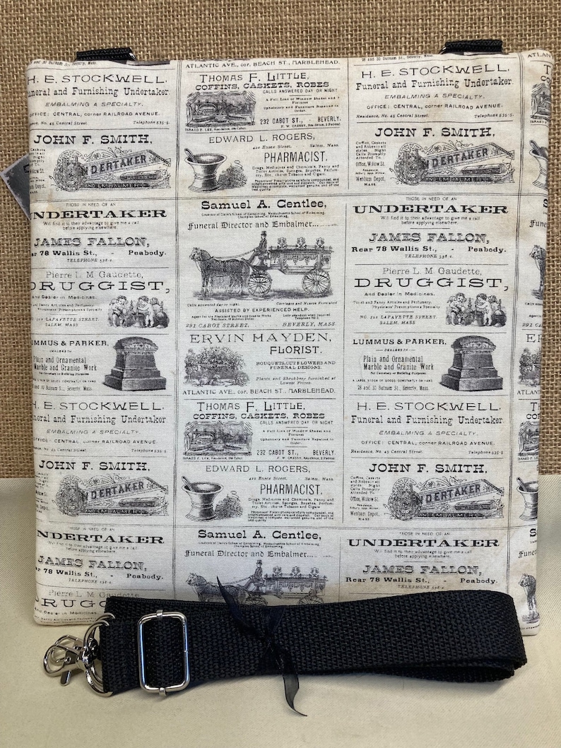 Undertaker Crossbody Bag / Crossbody Project Bag - Etsy